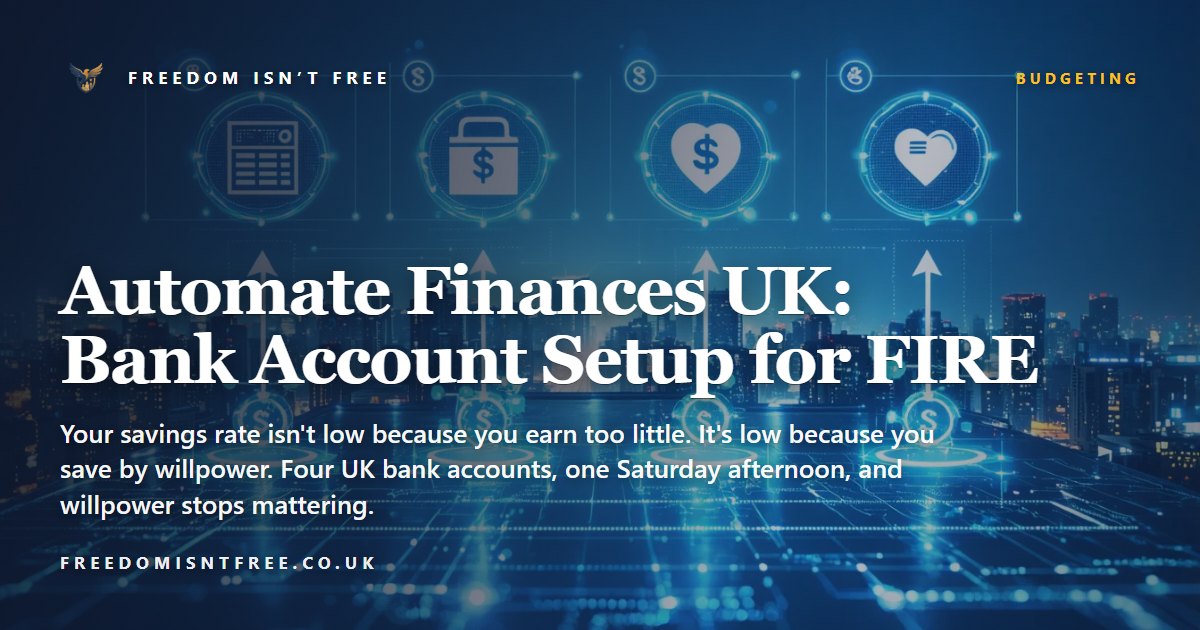 Automate Finances UK: Bank Account Setup for FIRE