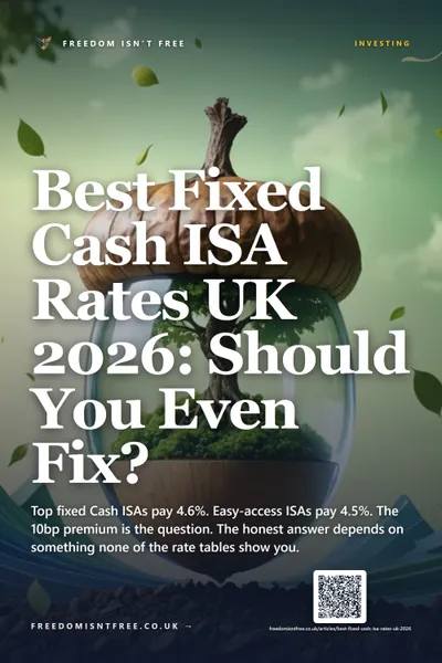 Best Fixed Cash ISA Rates UK 2026: Should You Even Fix?